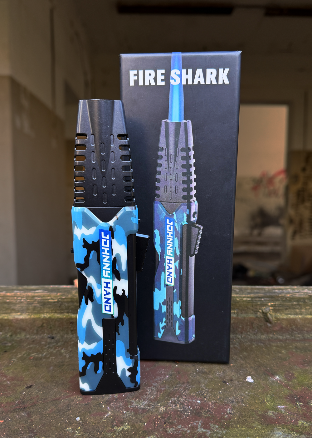 FIRE SHARK Feuerzeug Butan Gas Sturm – Johnny Hand Shop